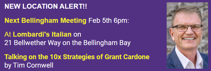 Using 10x Strategies with Tim Cornwell | Bellingham IN PERSON Feb 2024